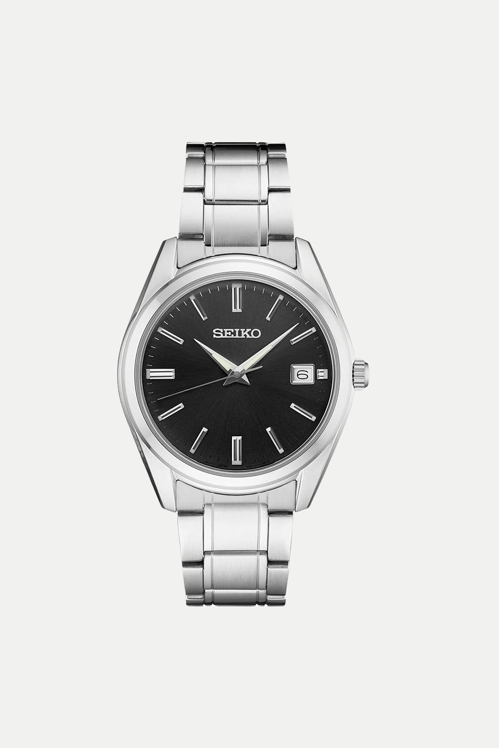 Seiko Classic Quartz Black Dial SUR557